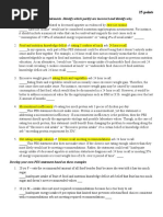 PES Statement Guidelines and Examples | PDF | Weight Loss | Medical ...