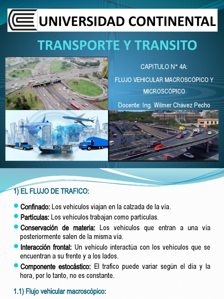Clase 3a - Modelos de Flujo Vehicula Macroscopico | PDF | Olas | Velocidad