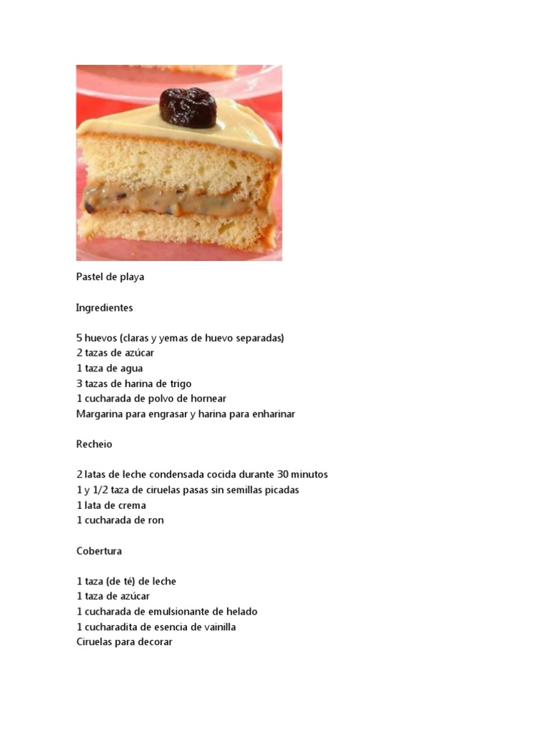 Pasteles | PDF | Pasteles | Chocolate