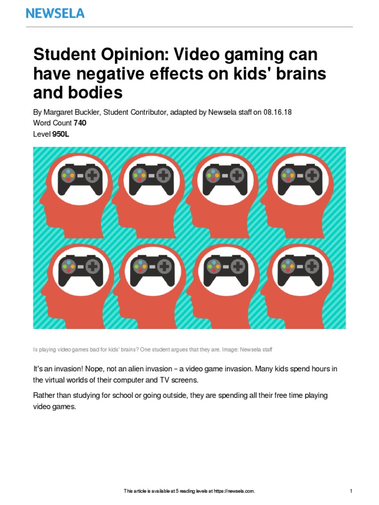 Videogames and Kids Brains | PDF
