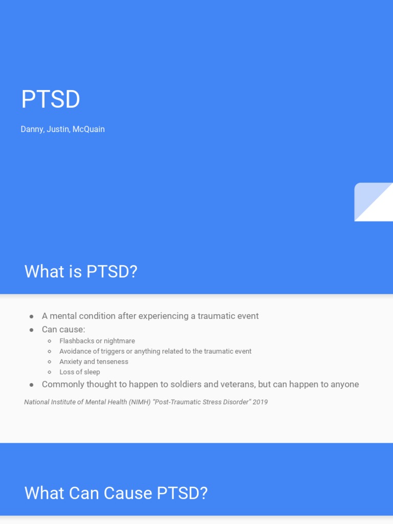 PTSD | PDF | Psychological Trauma | Mental Disorder