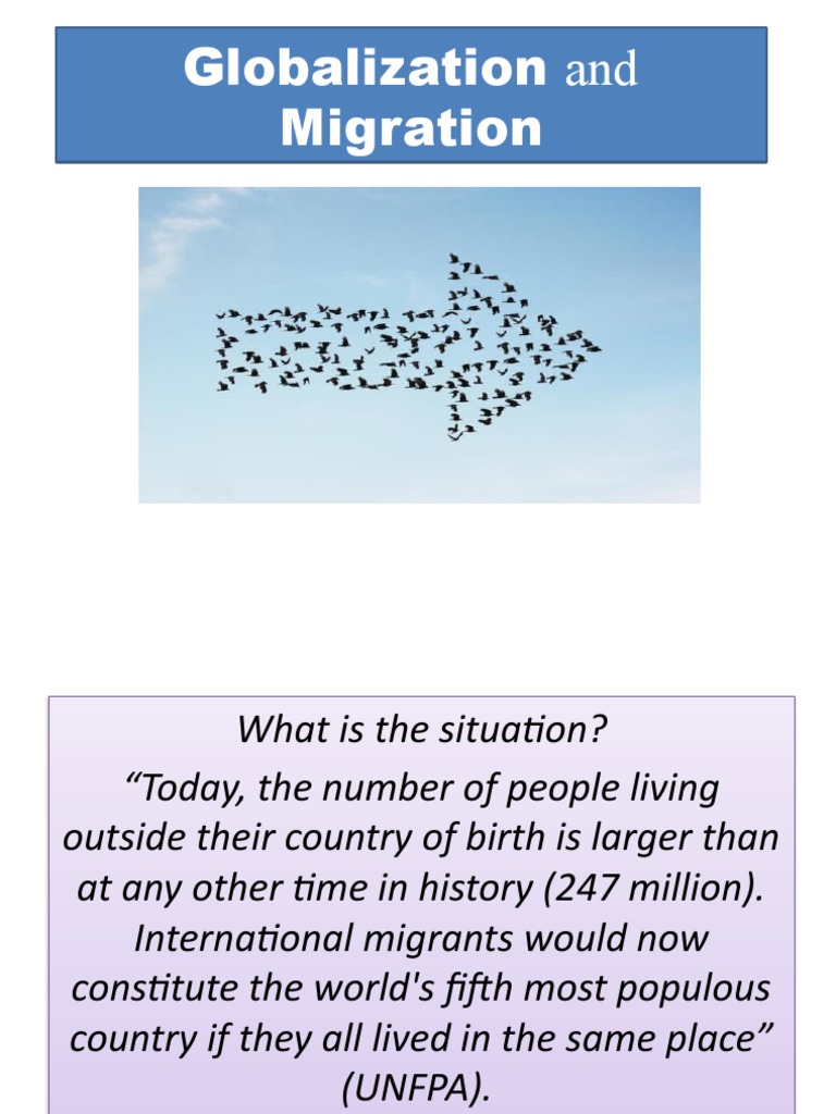 Globalization and Migration Trends | PDF | Human Migration | Immigration
