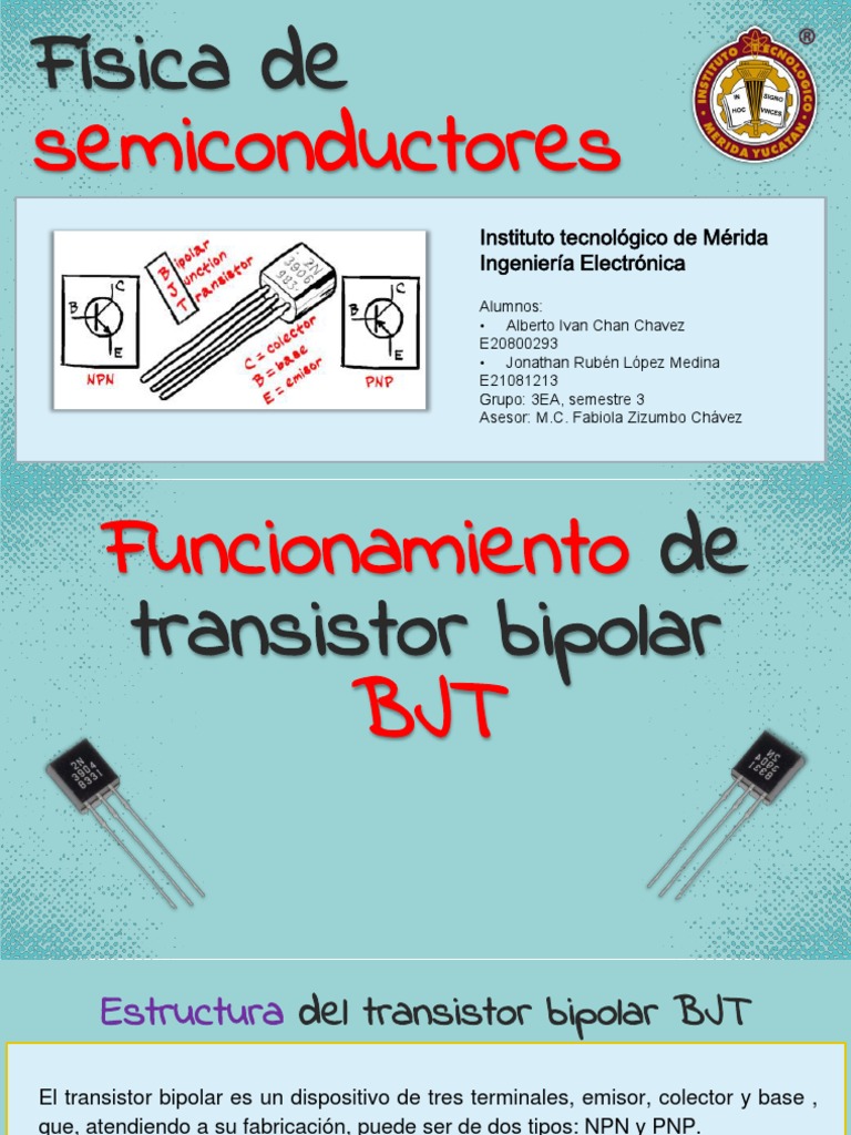 Transistores BJT | PDF | Transistor de unión bipolar | Transistor