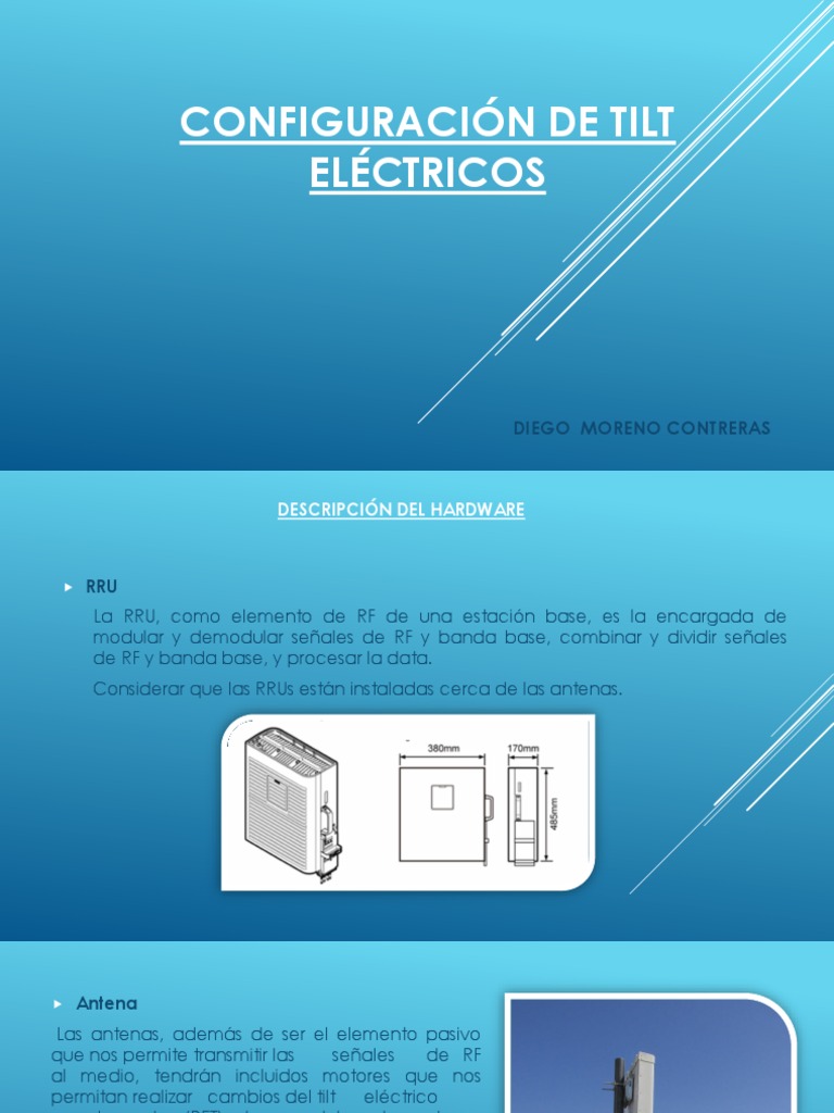 Tilt Electrico | PDF | Antena (Radio) | Electrónica