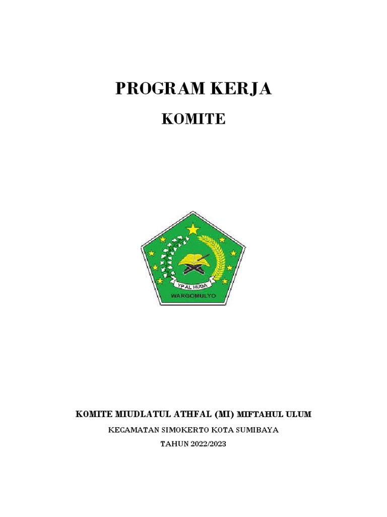 Program Kerja Komite MI Miftahul Ulum | PDF