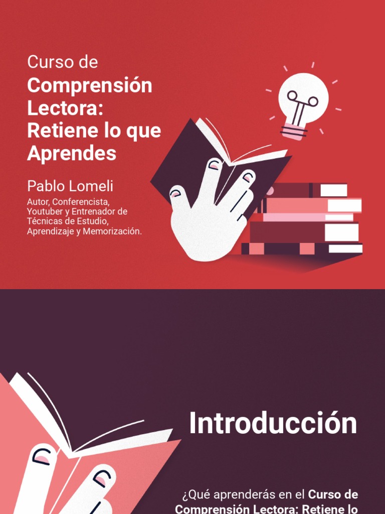 Slides Comprension Lectora Pablolomeli | PDF | Memoria | Comprensión ...