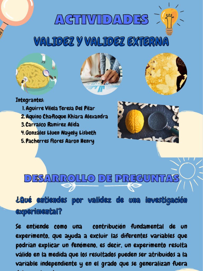 Validez en Investigación Experimental | PDF