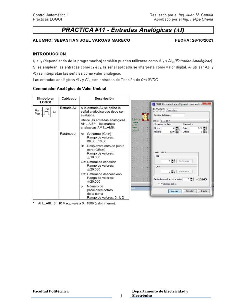 Practica 11 Logo | PDF | Electrónica | Sensor