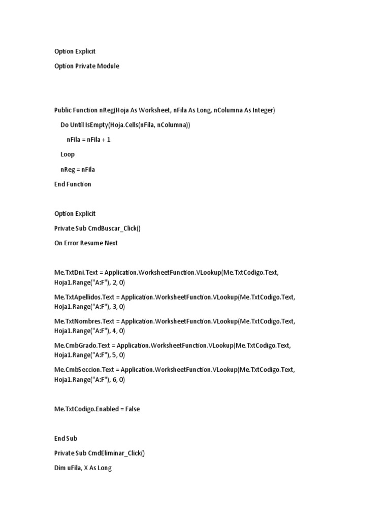 Codigos Programa Pruebita | PDF | Computer Programming | Software Engineering