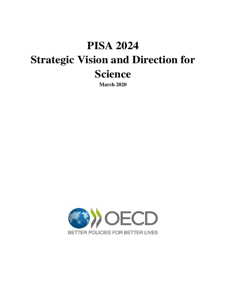 PISA 2024 Science Vision and Framework | PDF | Science | Artificial ...