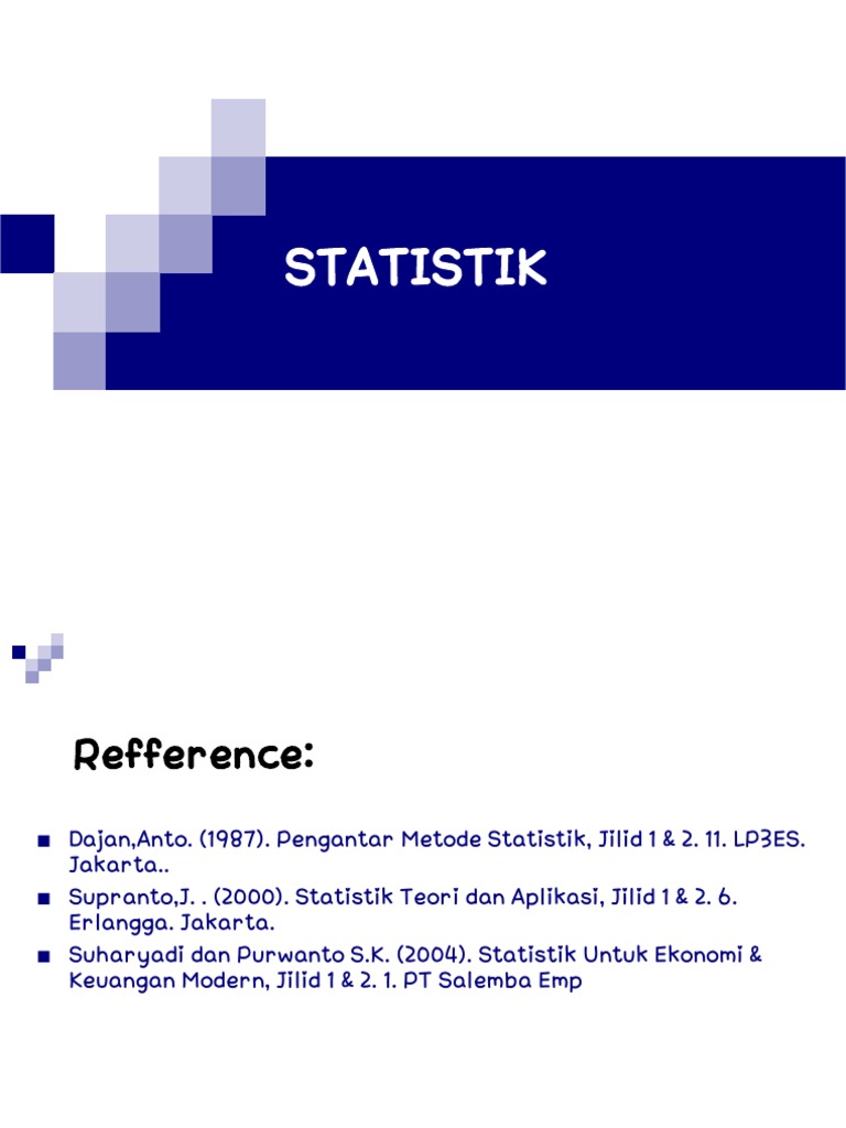 Pengertian Statistik, Data Dan Jenis Data | PDF