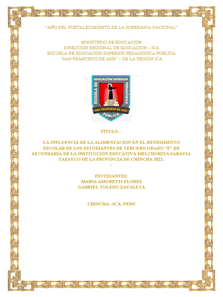 Investigación Octavo Ciclo | PDF | Evaluación | Método de enseñanza