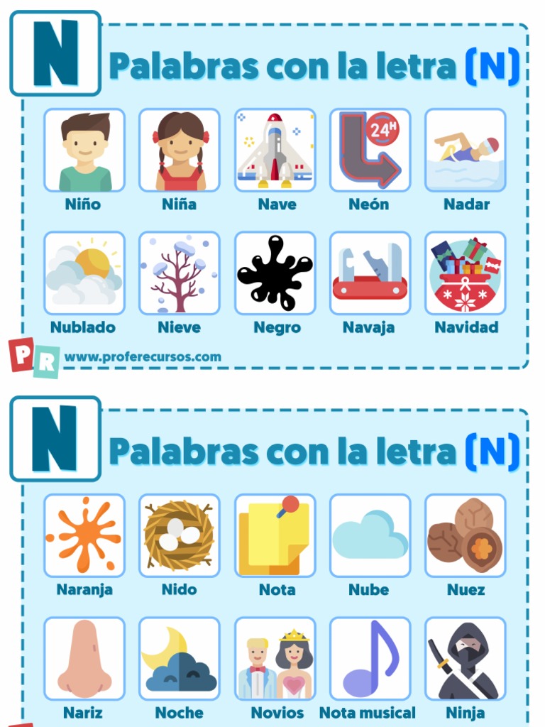 Palabras Con N | PDF