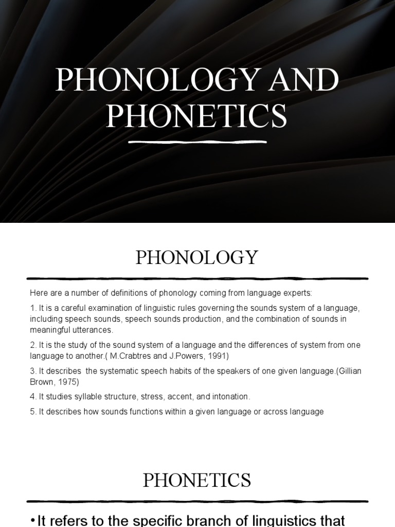 Phonology and Phonetics | PDF | Phonetics | Phoneme