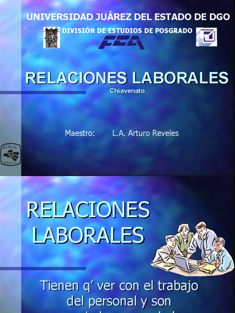 Relaciones Laborales | PDF | Sindicato | Derecho laboral