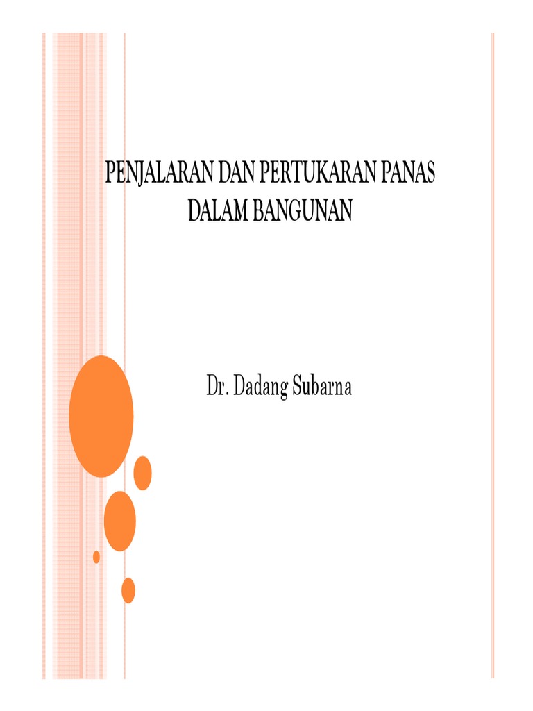 Penjalaran Panas Bangunan | PDF