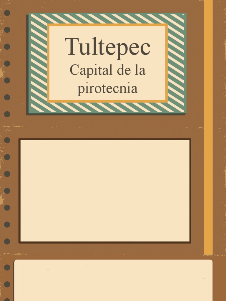 Tultepec: Capital de la Pirotecnia y Cultura | PDF | Agua | Los bosques