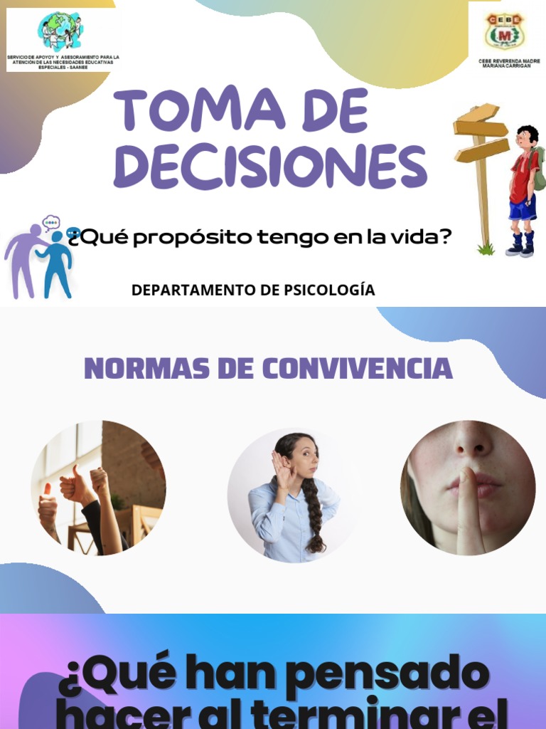 Taller de Toma de Decisiones Secundaria | PDF Taller de Toma de Decisiones Secundaria | PDF
