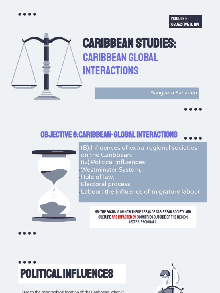 CARIBBEAN STUDIES - Module 1, Objective 8b (Iv) Political Influences | PDF | Elections ...