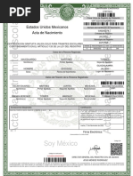 PDF Acta de Nacimiento Editable en Blanco - Compress | PDF | Autenticación | Vigilancia