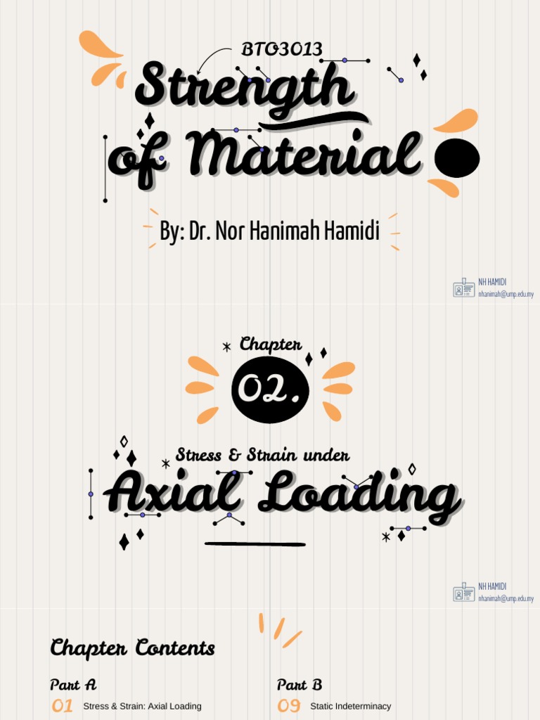 Chapter 2 - Axial Loading (Part A) | PDF | Deformation (Engineering) | Elasticity (Physics)