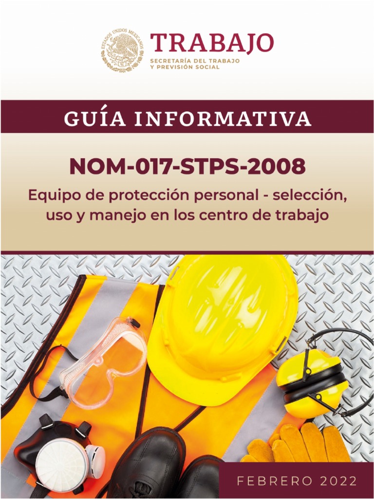 Guia Informativa Nom-017 | PDF | Bienestar | México