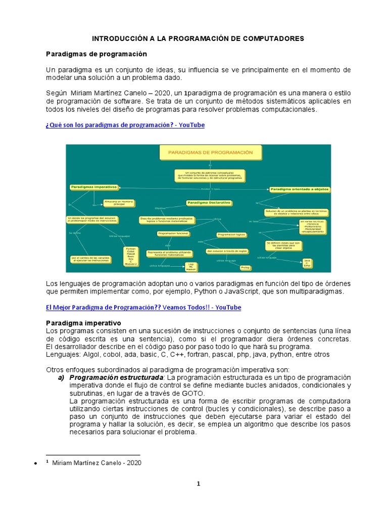 Paradigmas de Programación | PDF | Lenguaje de programación | Programación de computadoras