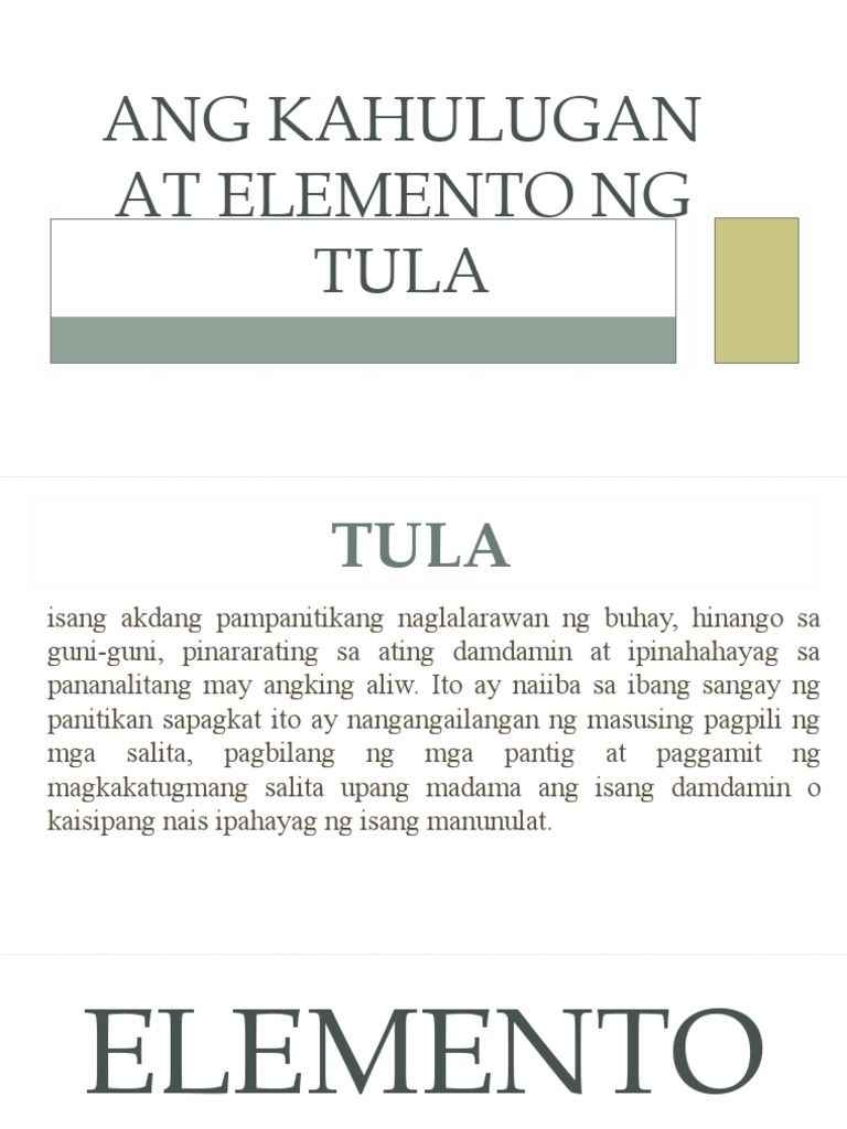 9 Ang-Kahulugan-at-Elemento-Ng-Tula | PDF