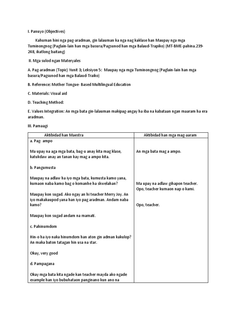 Alabat, Merry Joy MTB MLP LP | PDF