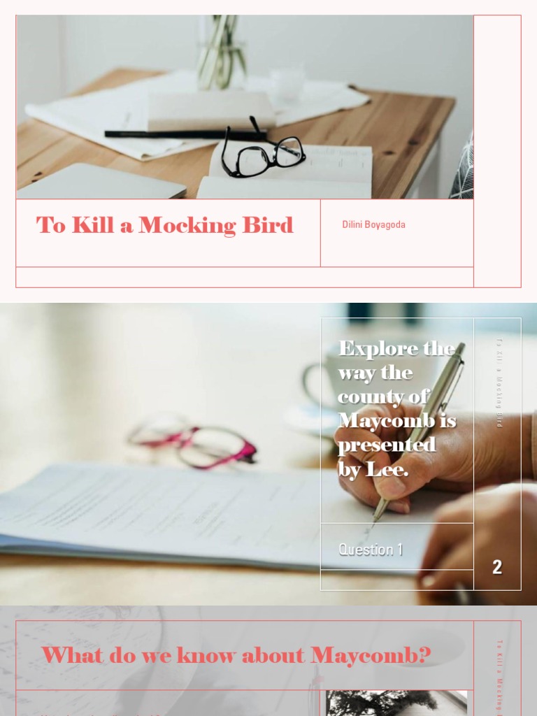 Maycomb's Character in To Kill a Mockingbird | PDF | To Kill A Mockingbird