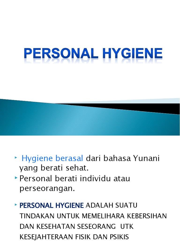 Personal Hygiene-Hair Care | PDF
