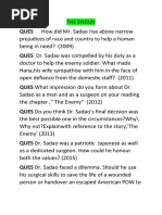 English Project: The Enemy | PDF