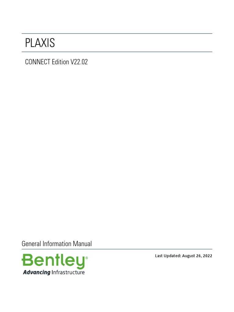 Plaxis 3D CE V22.02-0 - General | PDF | Soil Mechanics | Geotechnical ...
