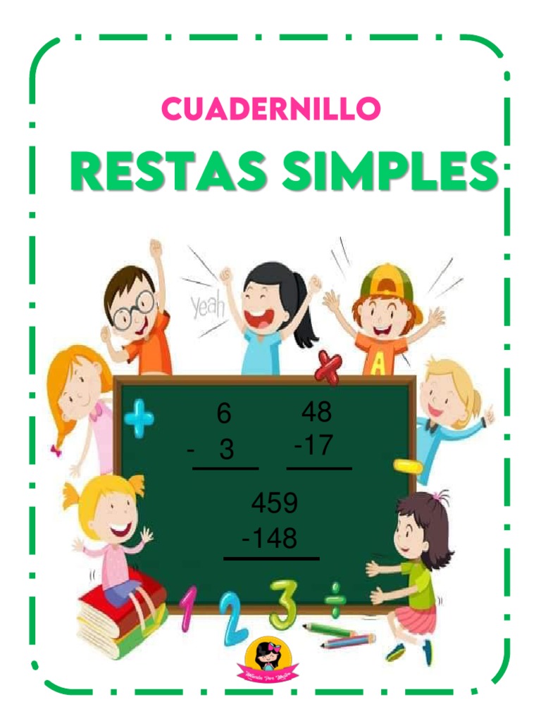 Cuadernillo Restas Simples | PDF