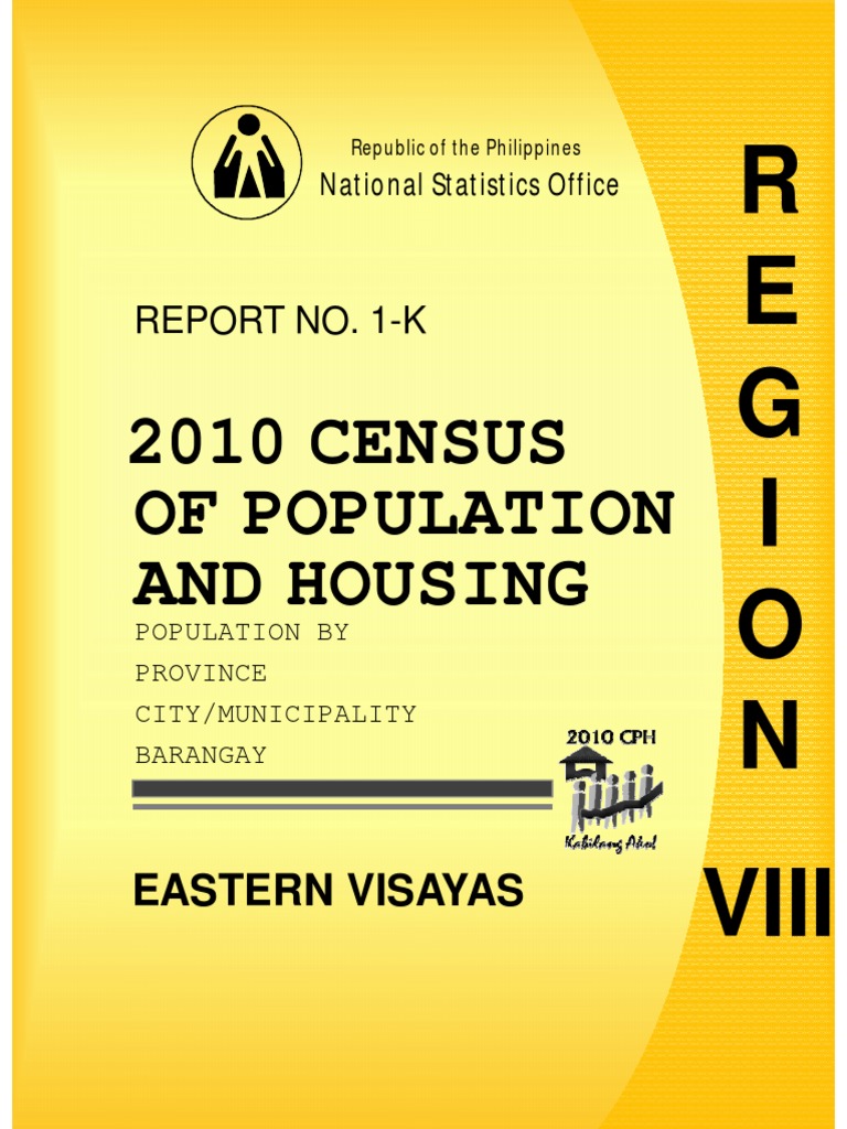 Region 8 - Report No.1 | PDF | Sampling (Statistics) | Census