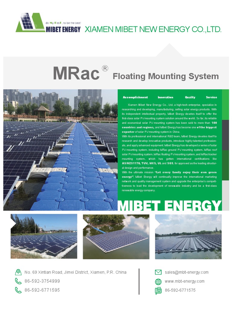 Floating Solar | PDF | Photovoltaics | Photovoltaic System