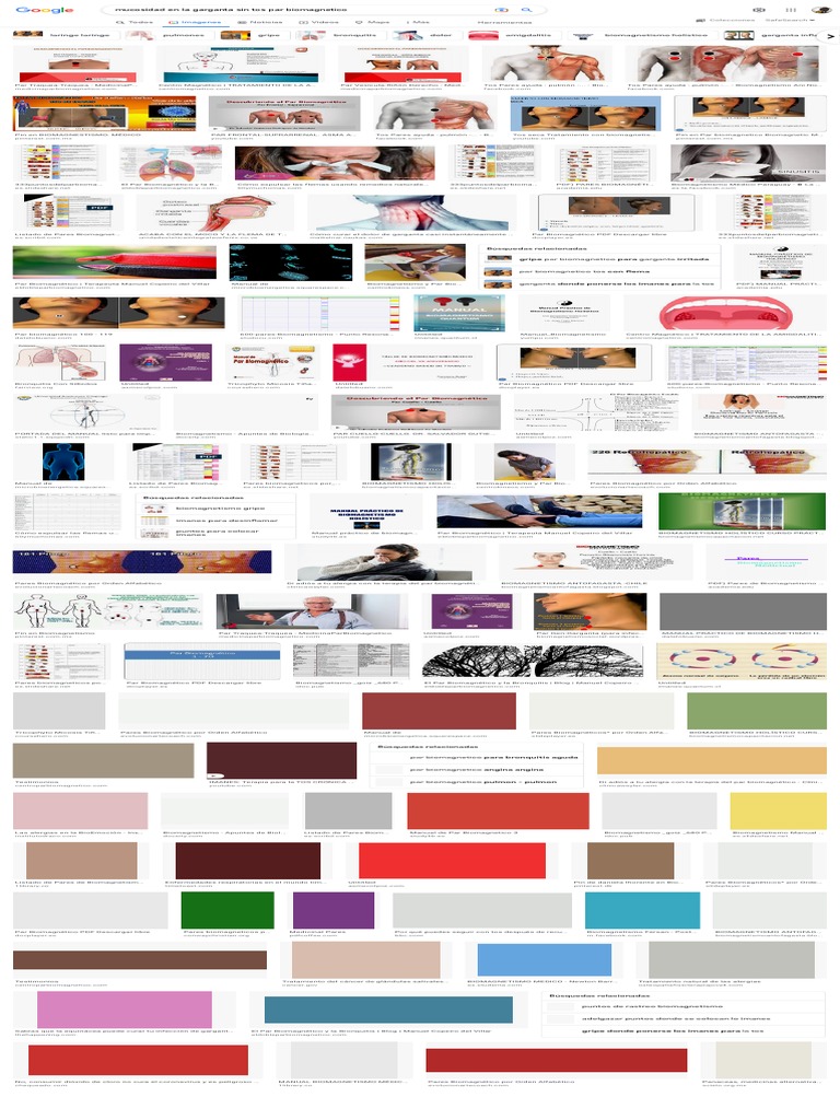 Mucosidad en La Garganta Sin Tos Par Biomag Varios | PDF | Tos ...