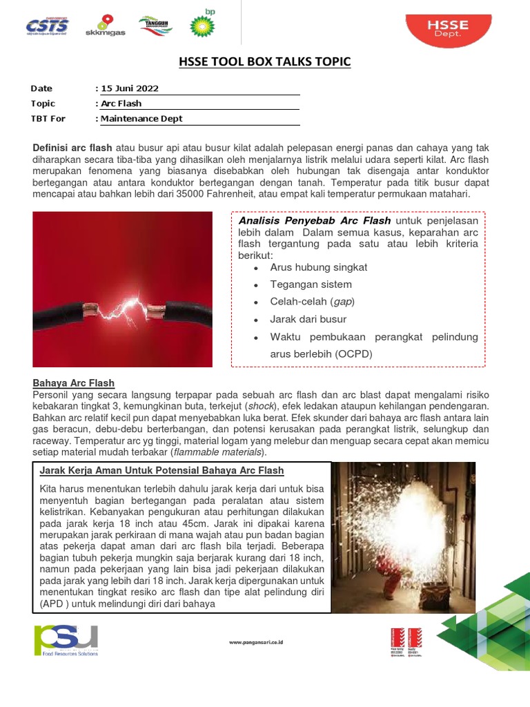 Bahaya dan Penanganan Arc Flash | PDF | Sains & Matematika