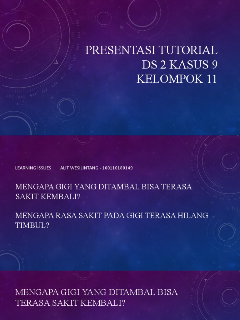 Presentasi Tutorial 1 Ds 2 Kasus 9 Kelompok 11 | PDF