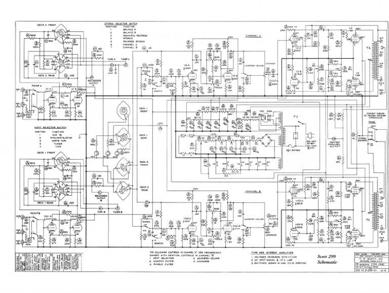 Scott 299 Schematic | PDF