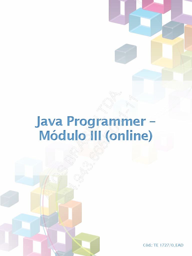 Temp - Java Programmer - Modulo III (Online) PDF | PDF | Classe ...