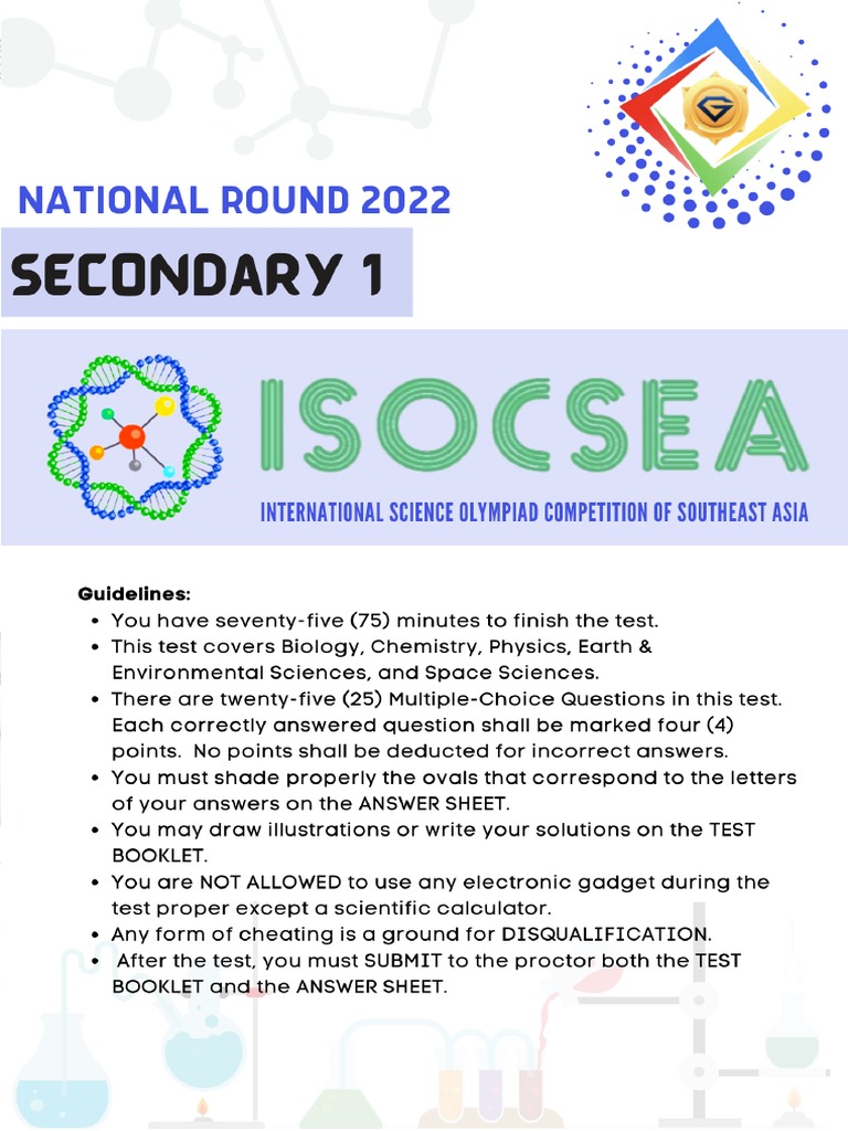 Secondary 1 Sample Test | Download Free PDF | Earth | Sun