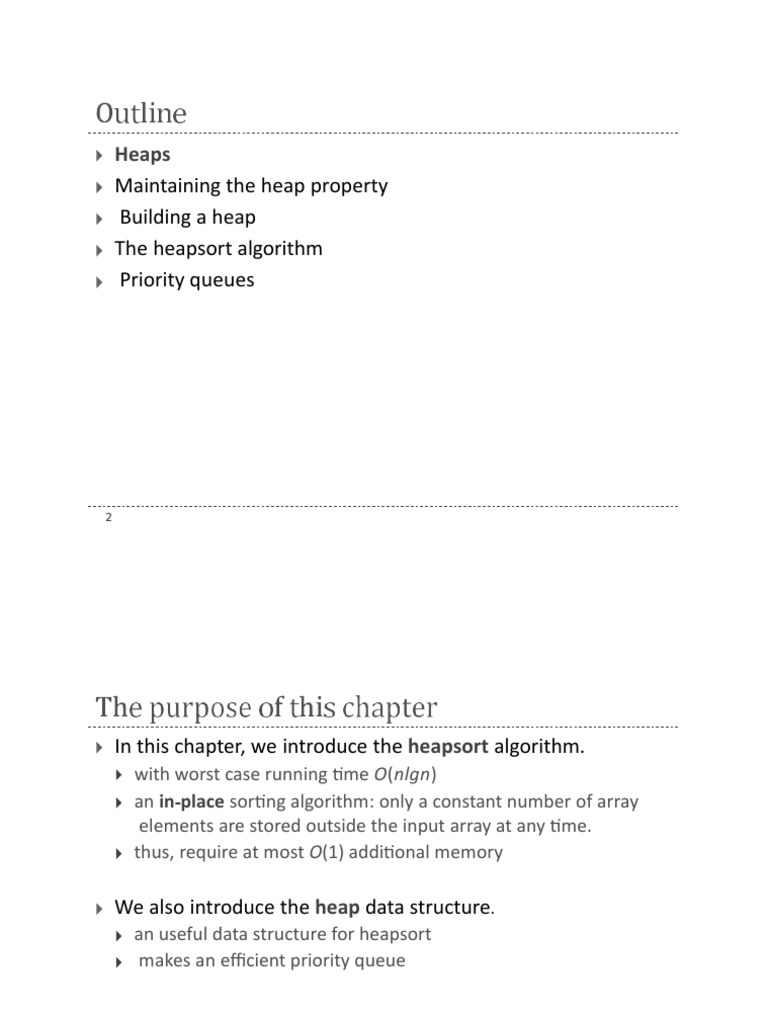 Heap Sort Pdf Algorithms And Data Structures Computer Programming