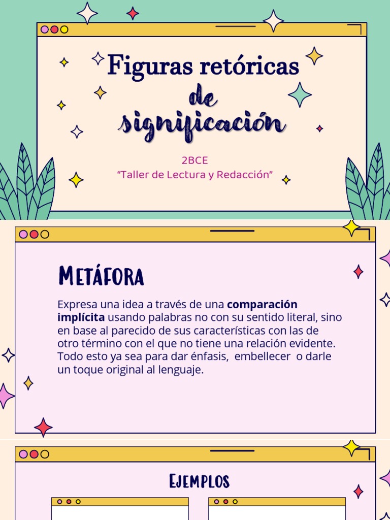 Figuras Retóricas de Significación o Tropos | PDF | Metáfora