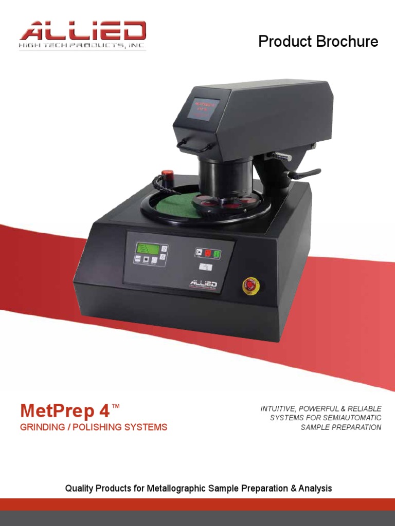 MetPrep 4 Brochure 2017 | PDF | Manufactured Goods | Materials