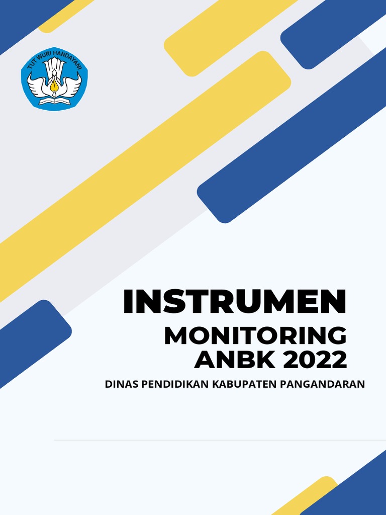 Instrumen Monitoring ANBK 2022 | PDF