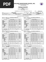 Elementary School Form 137-E Template | PDF | Further Education