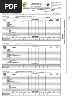 Deped Form 138-E Report Card Grades 4 To 6 Blank | PDF