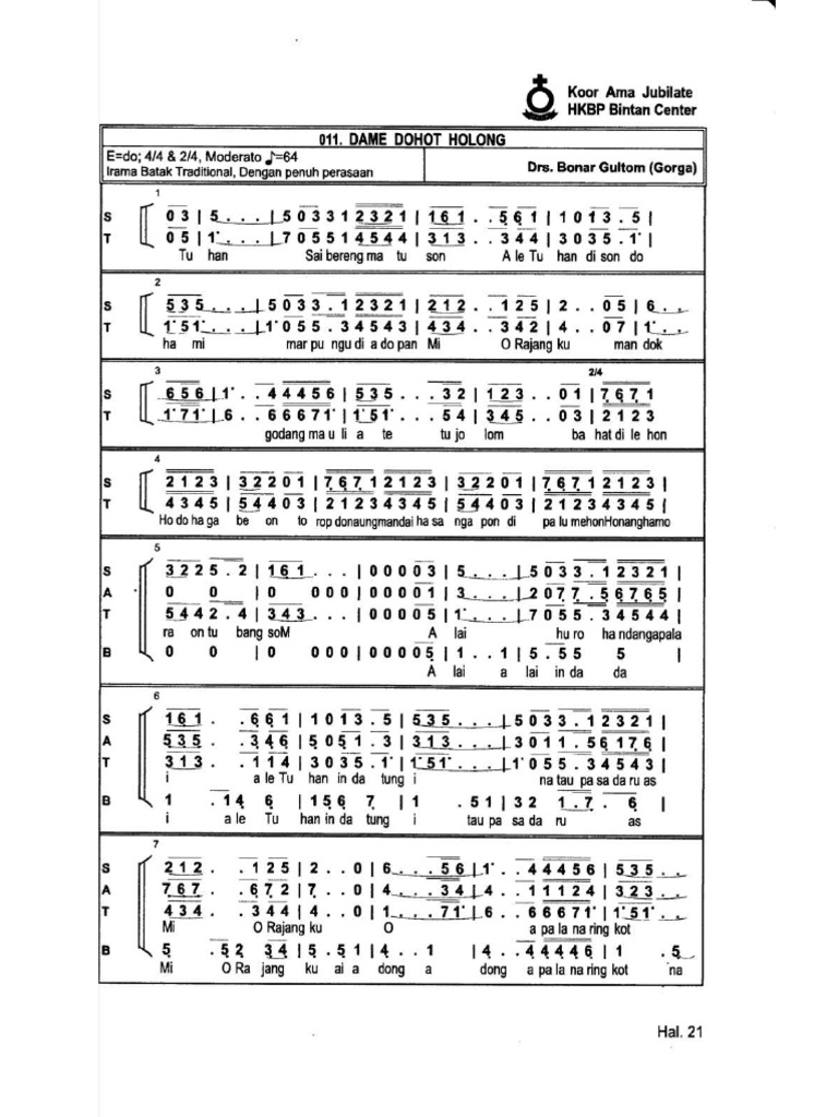 10 Dame Dohot Holong | PDF