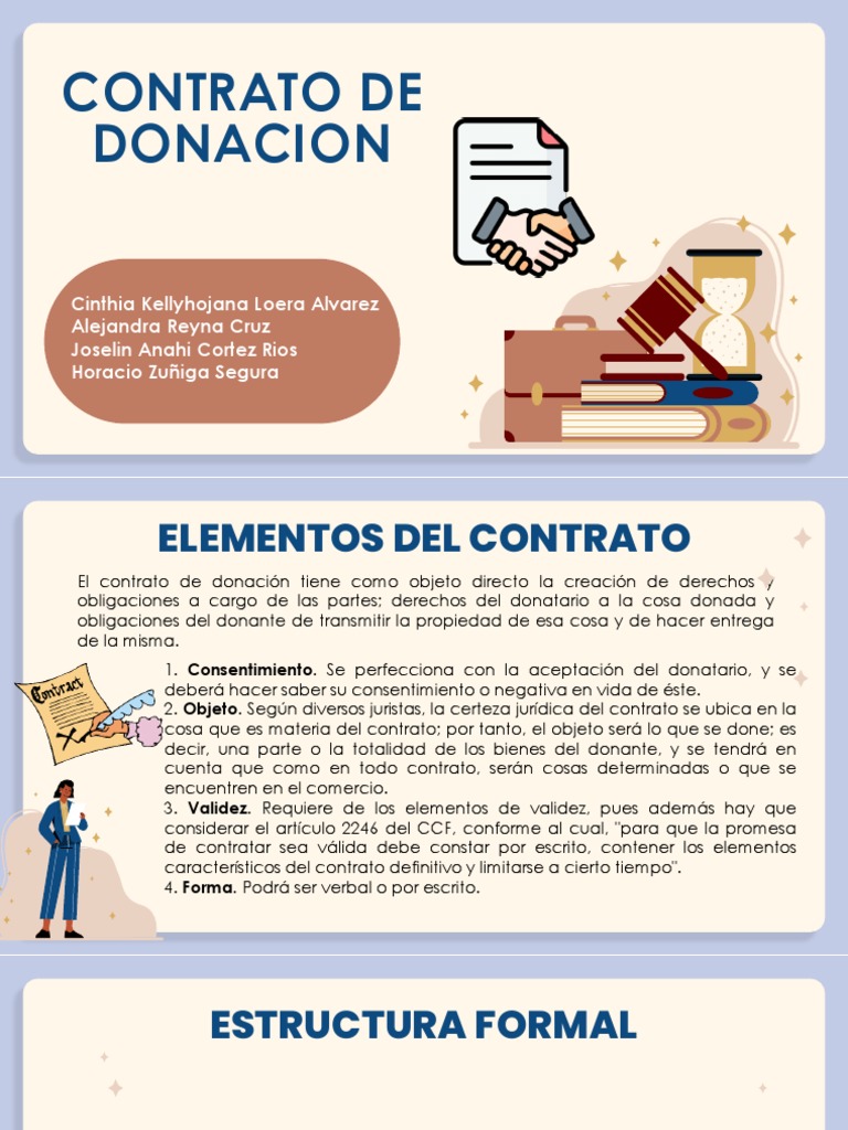 Contrato Donacion | PDF